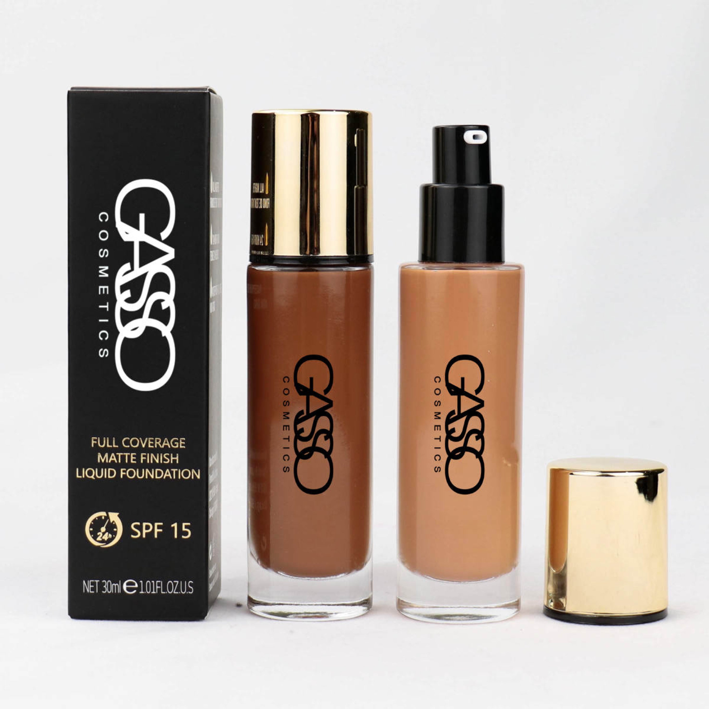 Long lasting liquid foundation full coverage ideal for dry skin & Comb ...